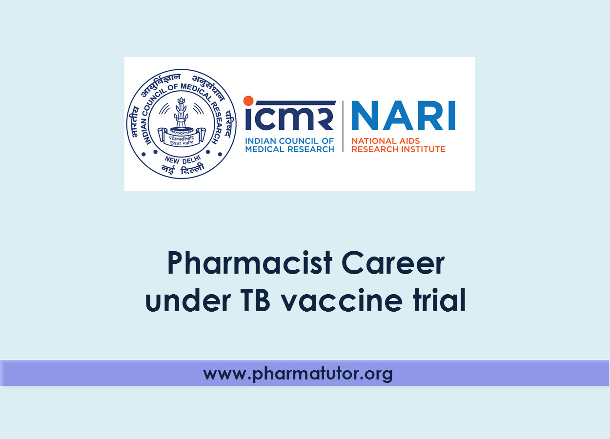 Career for Pharmacist at National AIDS Research Institute | PharmaTutor